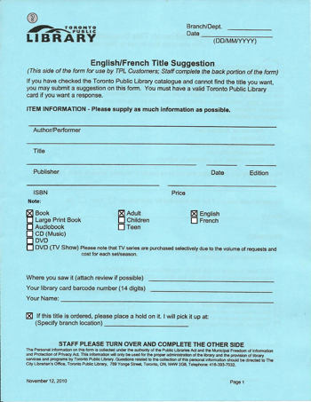 A blank title-suggest form you can fill in on computer – Fans of ...